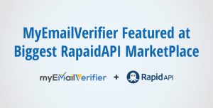 MyEmailVerifier API Is Featured at Biggest API MarketPlace RapidAPI